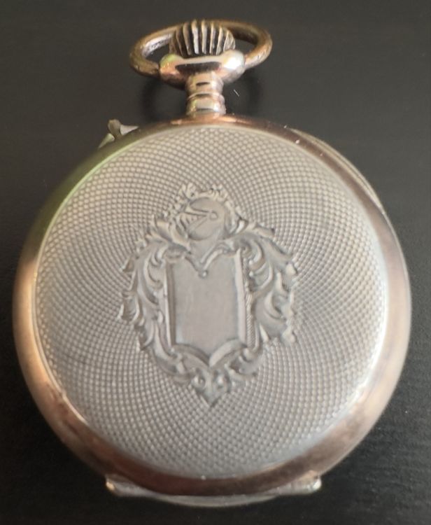 Antik Silberne Taschenuhr, Remontoir Cylindre, 10 Rubis (Gebraucht) in ...
