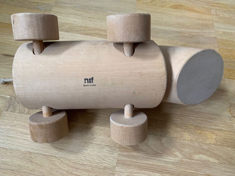Vintage Nashorn aus Holz von NaeF (Schweiz) (Gebraucht) in Nyon für CHF ...