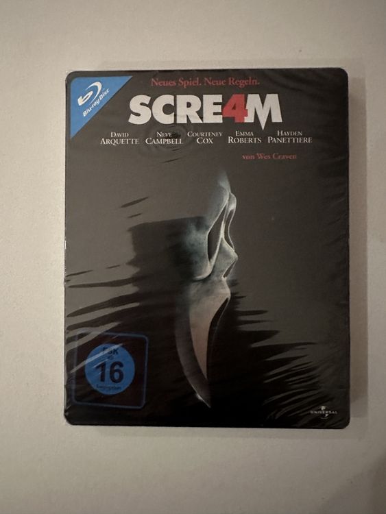 Scream 4 Blu-ray Steelbook RARITÄT NEU & OVP (Neu und originalverpackt ...