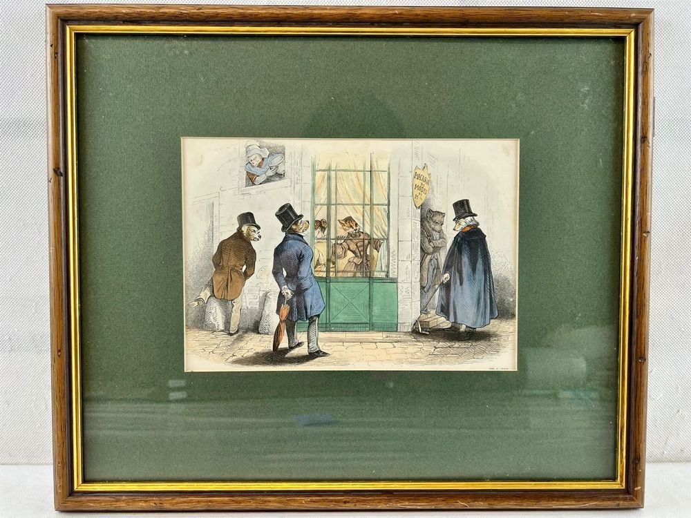 interessant Kolorierte Litho | Kaufen auf Ricardo