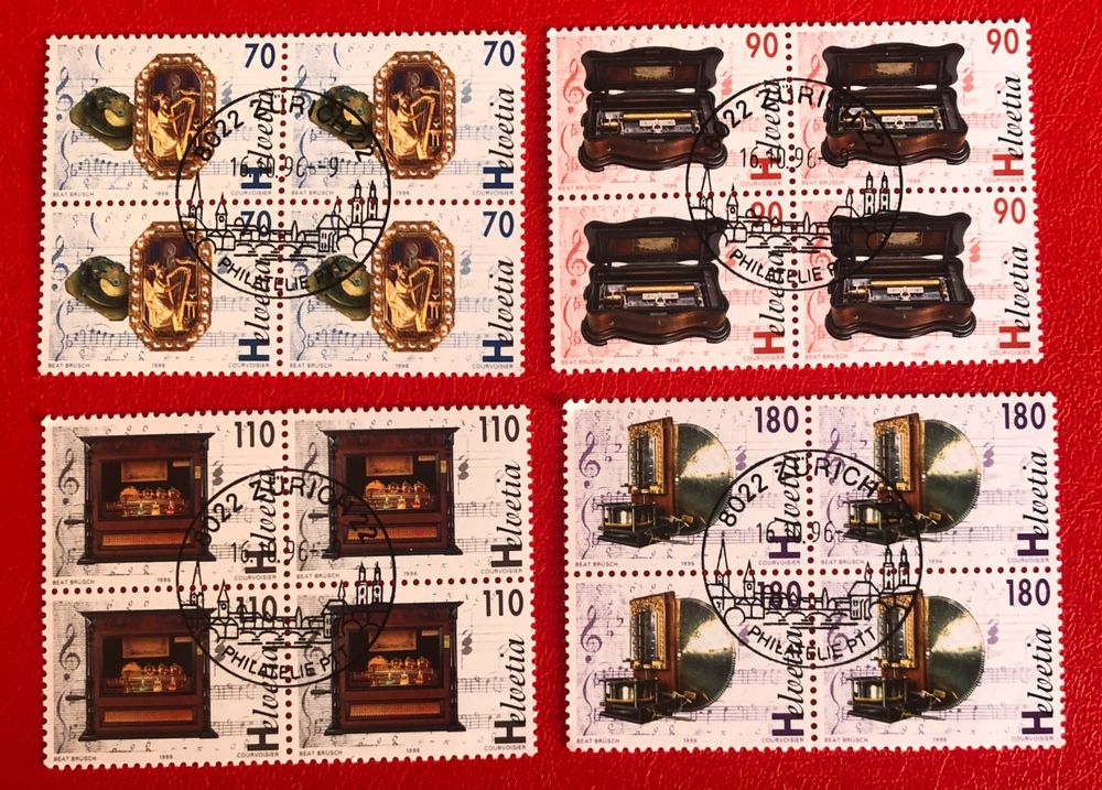 4 er Block Nr.901/902/903/904 mit VollStempel Zürich | Kaufen auf Ricardo