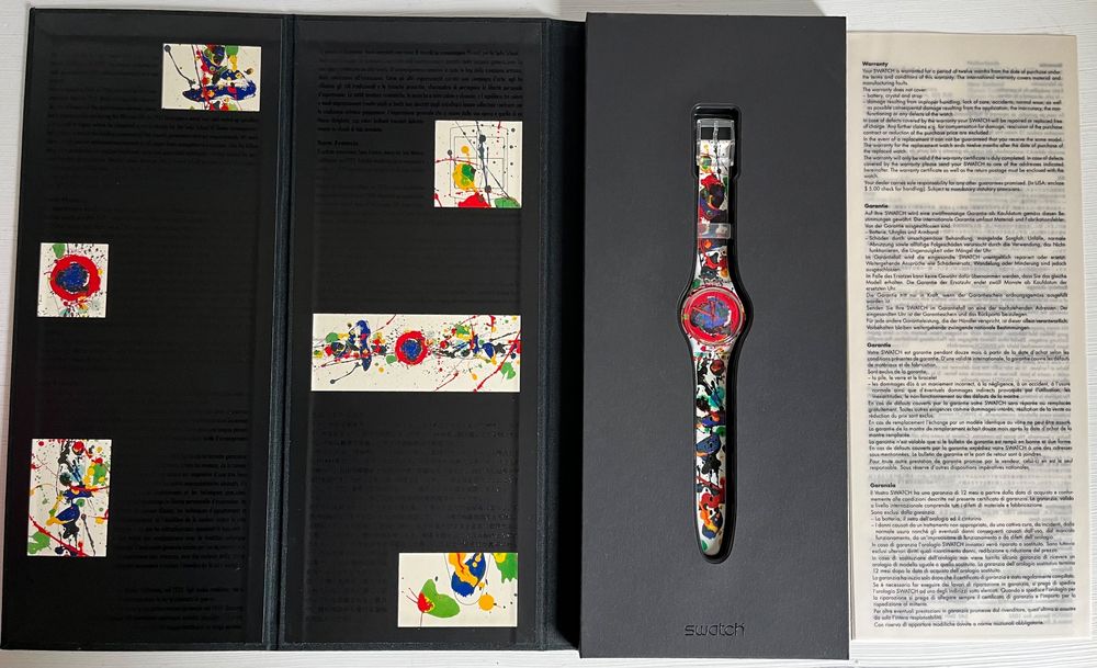 Swatch Sam Francis numerato 1992 (Nuovo e nell'imballaggio originale) a ...