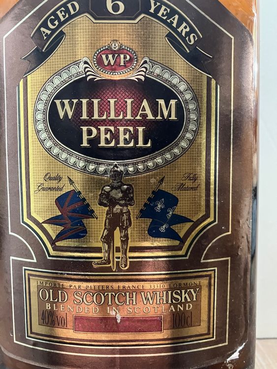 William Peel Old Scotch Whisky 1 Liter Flasche (Neu (gemäss ...
