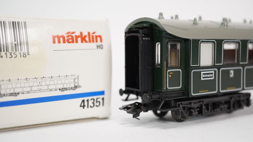 e44 Märklin 41351 K.Bay.Sts.B Schnellzugwagen CCü 3. Kl | Kaufen auf ...