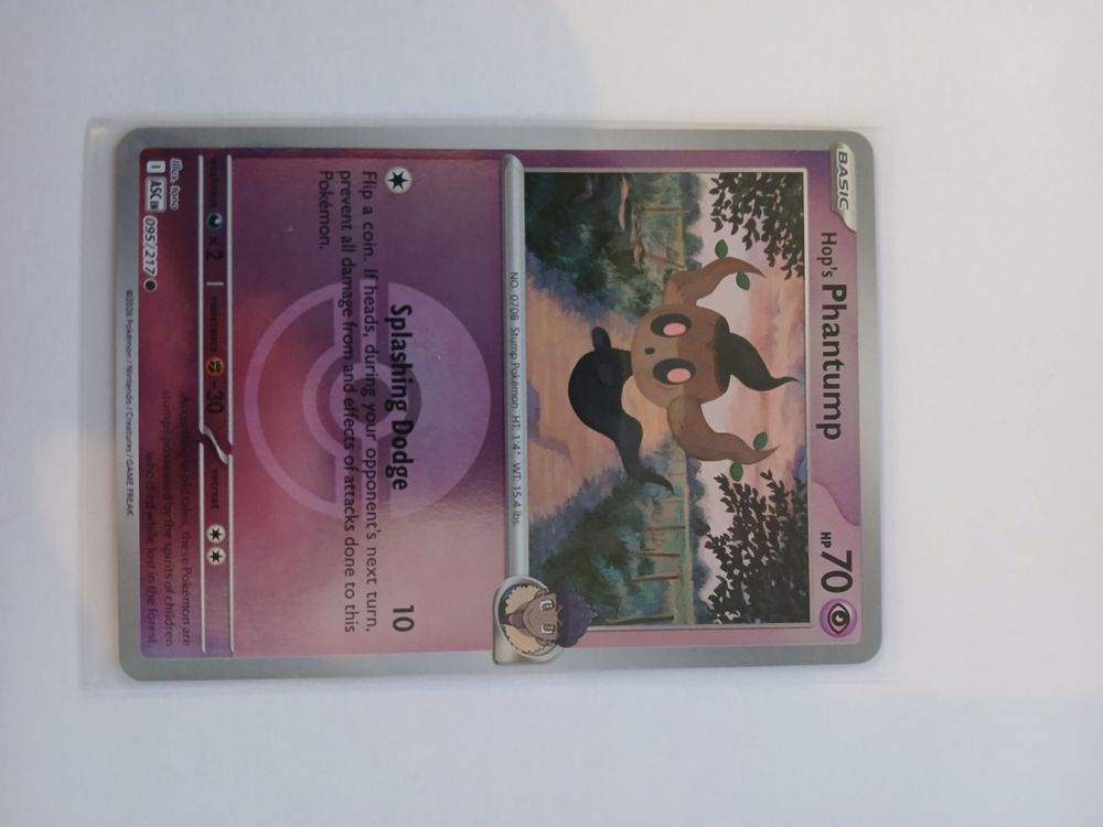 Hop's PHantump #95 Reverse Holo Pokemon Ascended Heroes EN (Gebraucht ...