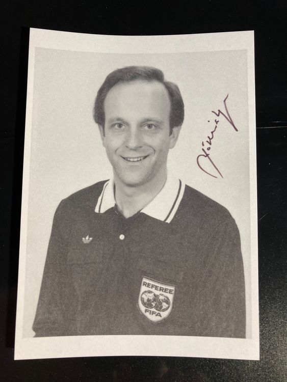 Schweiz 1989 Autogrammkarte Kurt Röthlisberger FIFA-Ref (Neu (gemäss Beschreibung)) in Liestal ...