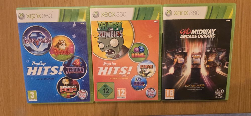 PopCap Hits Vol 1,2 - MidWay Arcade Origins Xbox 360 (Gebraucht) in Le ...