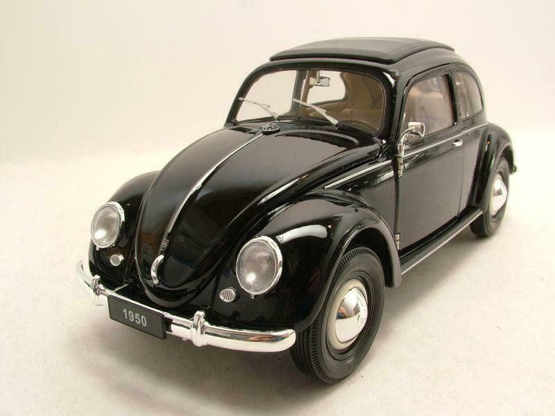 VW KÄFER BRETZEL 1950 SCHWARZ 1:18 WELLY (Neu und originalverpackt) in ...