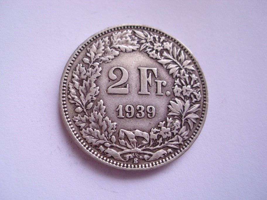 2 Franken 1939 (Gebraucht) in Birsfelden für CHF 4.5 – mit Lieferung auf Ricardo kaufen