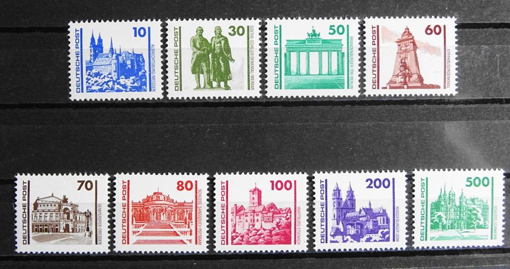 DDR 1990, Serie **postfrisch (Neu und originalverpackt) in Haslen GL für CHF 1.6 – mit Lieferung ...