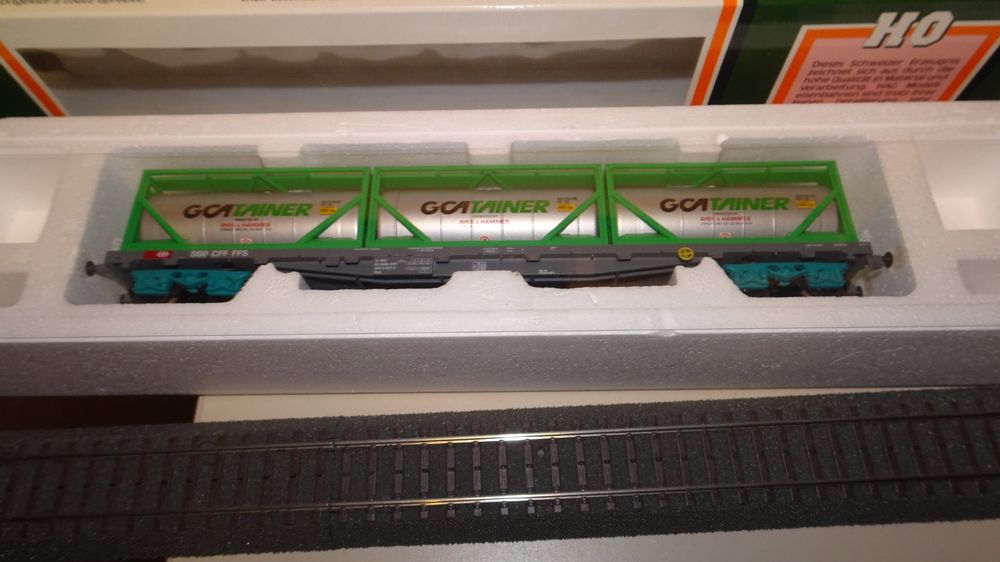 Hag 397 SBB Tankcontainer mit 2 20" Container GCA (Neu (gemäss ...
