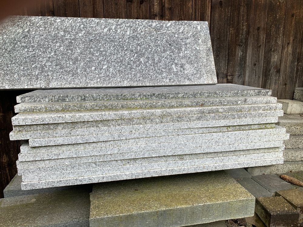 13 Granitplatten Naturstein 79 x 30 x 2 cm (Gebraucht) in Zürich für ...