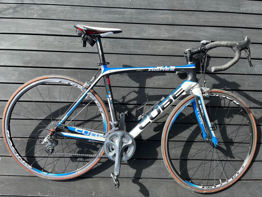 Rennvelo CUBE Agree GTC Race Blue: Carbon-Rahmen und -Gabel | Kaufen ...