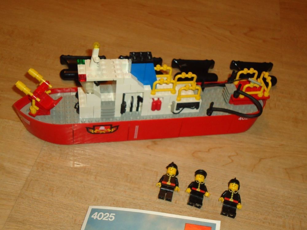 Lego 4025 Feuerwehr-Schiff 1982 | Kaufen auf Ricardo