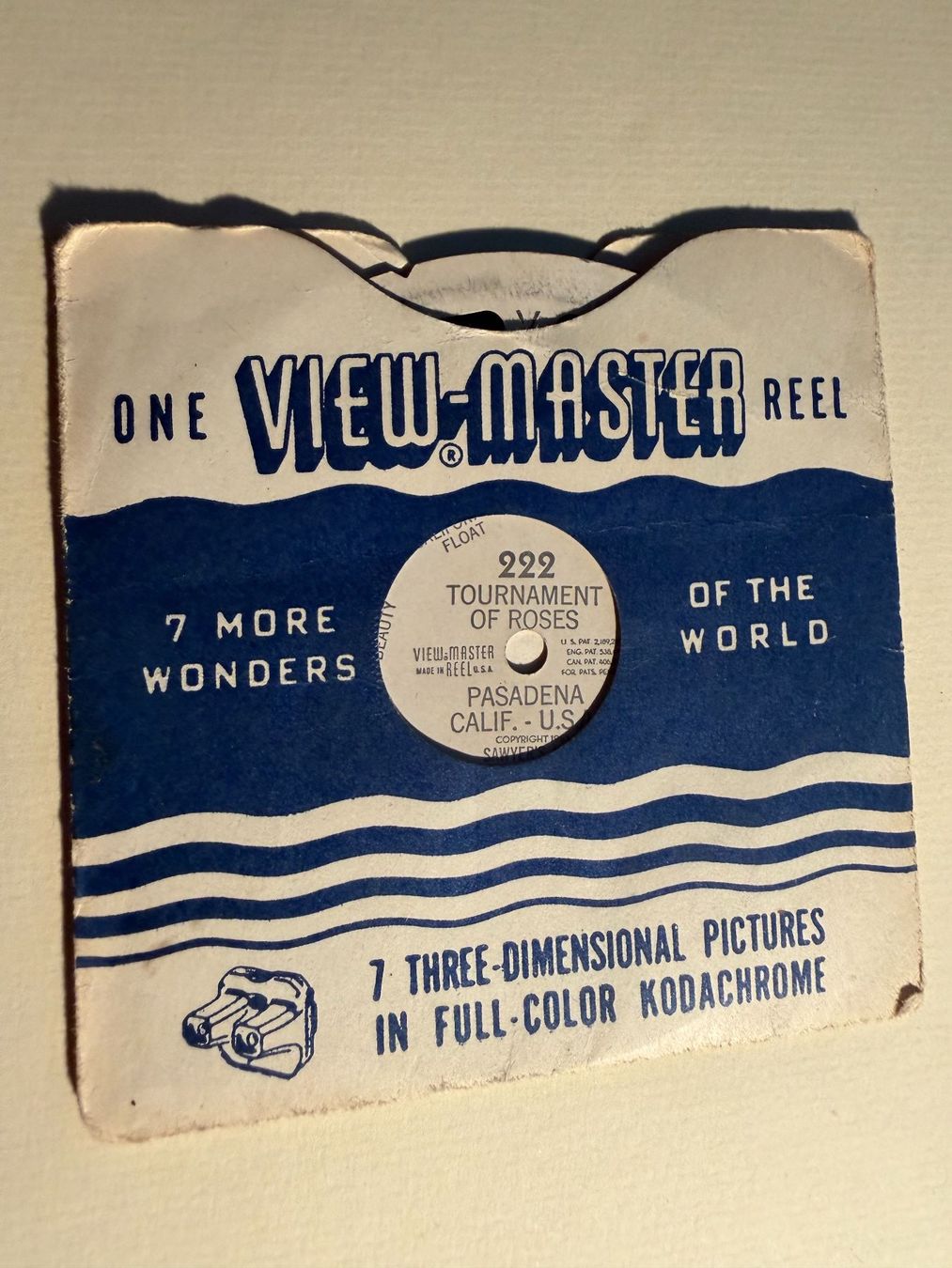 View-Master 3D: Nr. 222 TOURNAMENT OF ROSES PASADENA CALIF. (Gebraucht ...