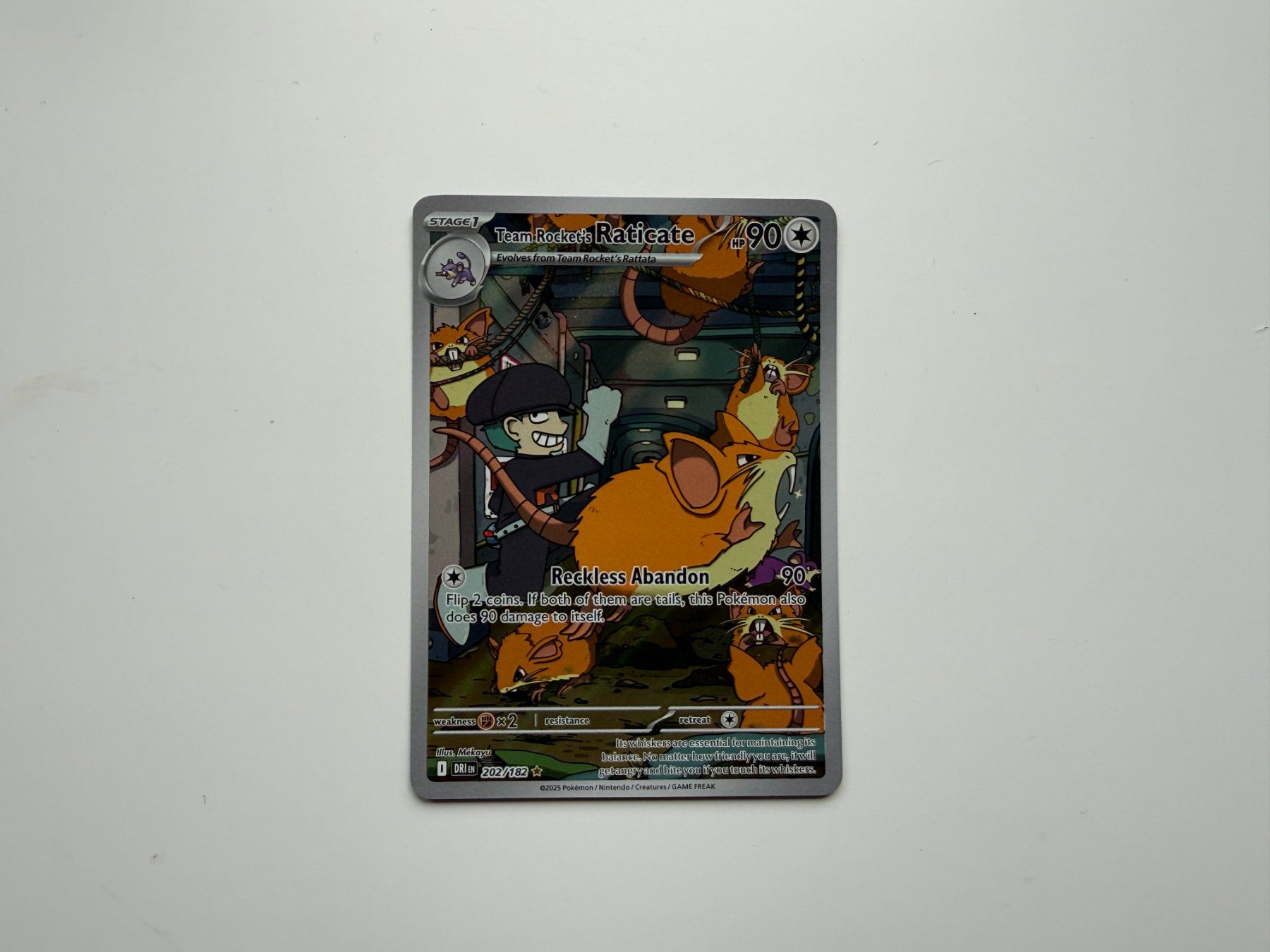 Team Rockets Raticate (DRI 202) EN Pokemon Destined Rivals (Neu und ...