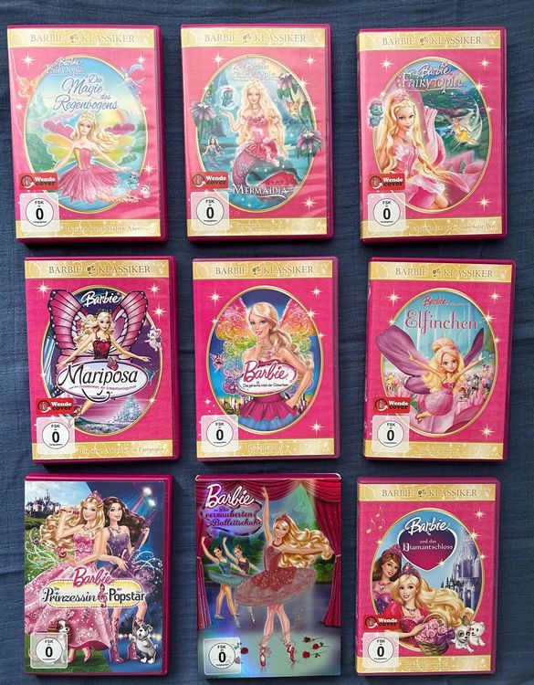 9 Barbie DVD Filme (Gebraucht) in Witterswil für CHF 16 – mit Lieferung ...