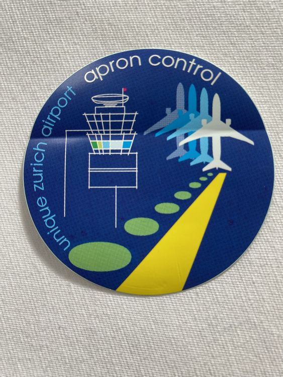 Aufkleber Apron Control Flughafen Zürich | Kaufen auf Ricardo