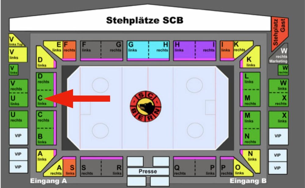 1x SC Bern (SCB)-EV Zug - Sitzplatz - 11.10.2025 (Neu und ...