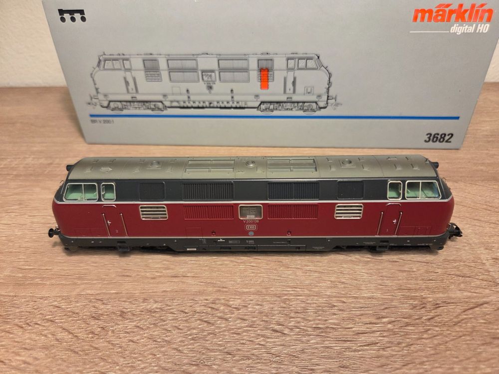 Märklin 3682 Diesellok BR V200.1 DB Digital H0 (Neuf avec emballage d ...