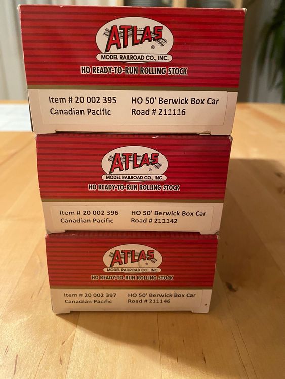 3mal Atlas Box Car 50Fuss Canadian Pacific | Kaufen auf Ricardo