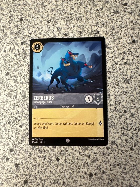 Disney Lorcana Zerberus 176/204 Deutsch Common | Kaufen auf Ricardo