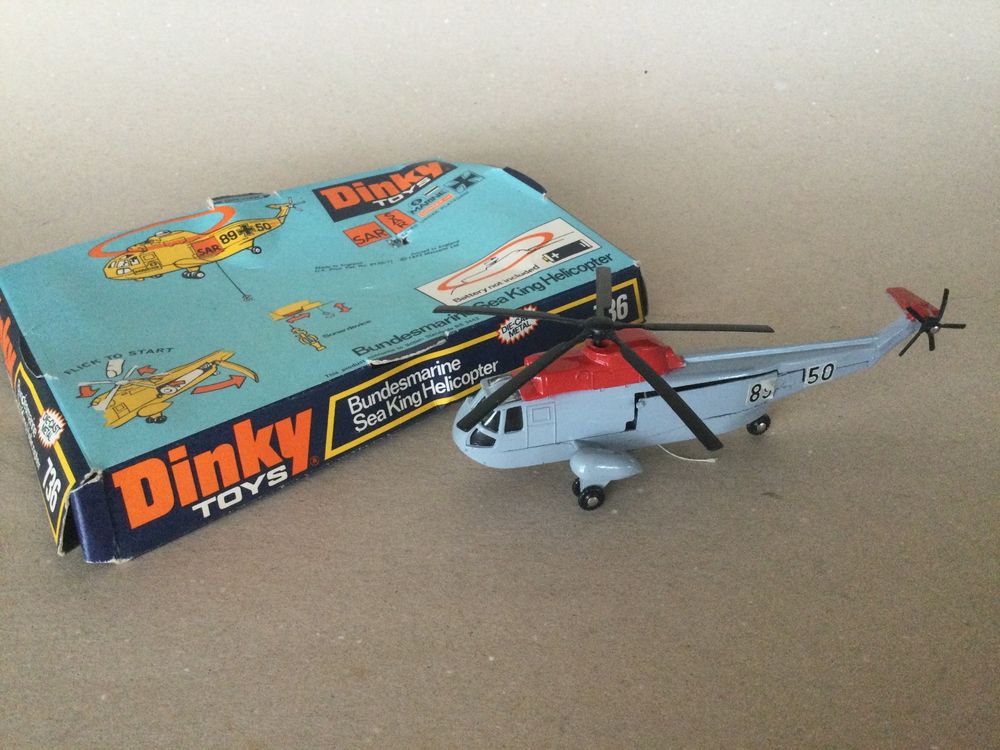 Dinky Toys „ Bundesmarine Sea King Militär Helikopter 736“ | Kaufen auf ...