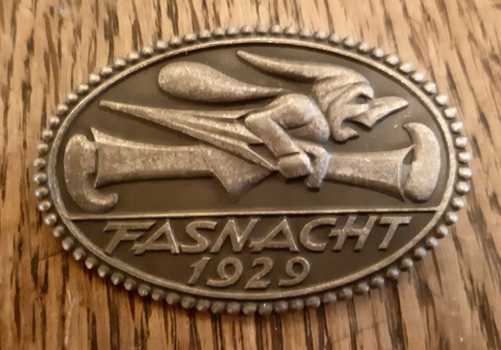 Basler Fasnachts-Plakette 1929, Silber, Fasnacht Basel (Gebraucht) in Basel für CHF 220 – mit ...