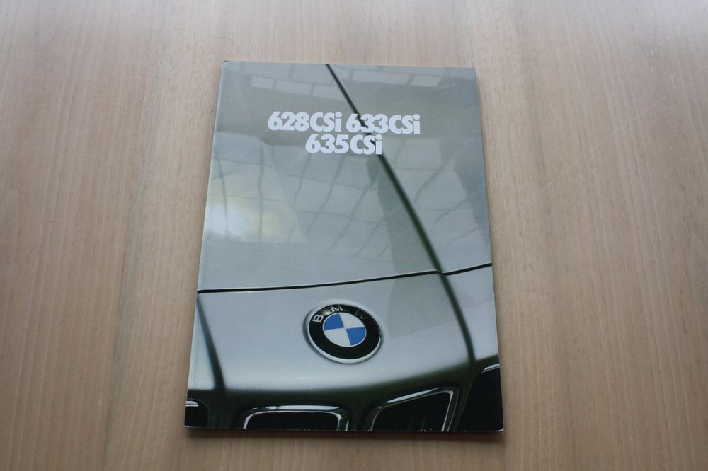 BMW 6er 628CSi/630CSi/635CSi Prospekt 2/1981 Italienisch | Kaufen auf ...