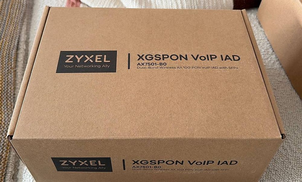 Zyxel AX7501-B0 XGSPON VoIP IAD 10GB with SFP+ (Gebraucht) in Dübendorf ...