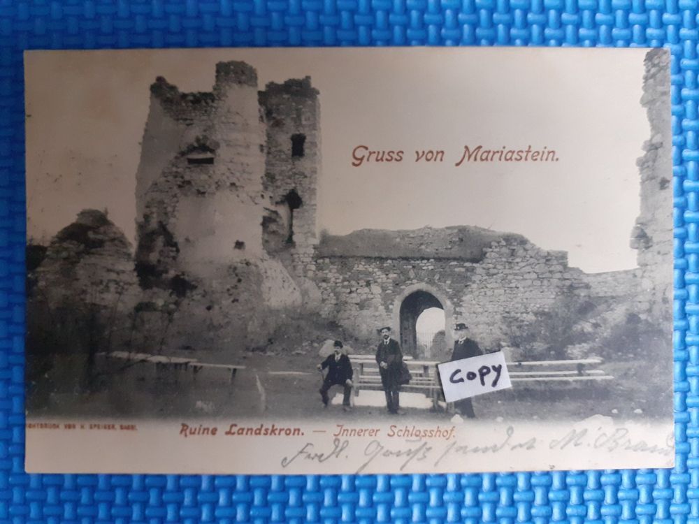 Gruss von Mariastein Ruine Landskron belebt AK Foto Speiser (Gebraucht) in Küssnacht am Rigi für ...