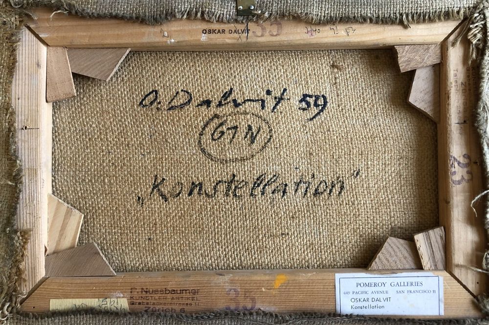 Oskar DALVIT (1911-1975), bedeutendes Original Ölgemälde! (Gebraucht ...