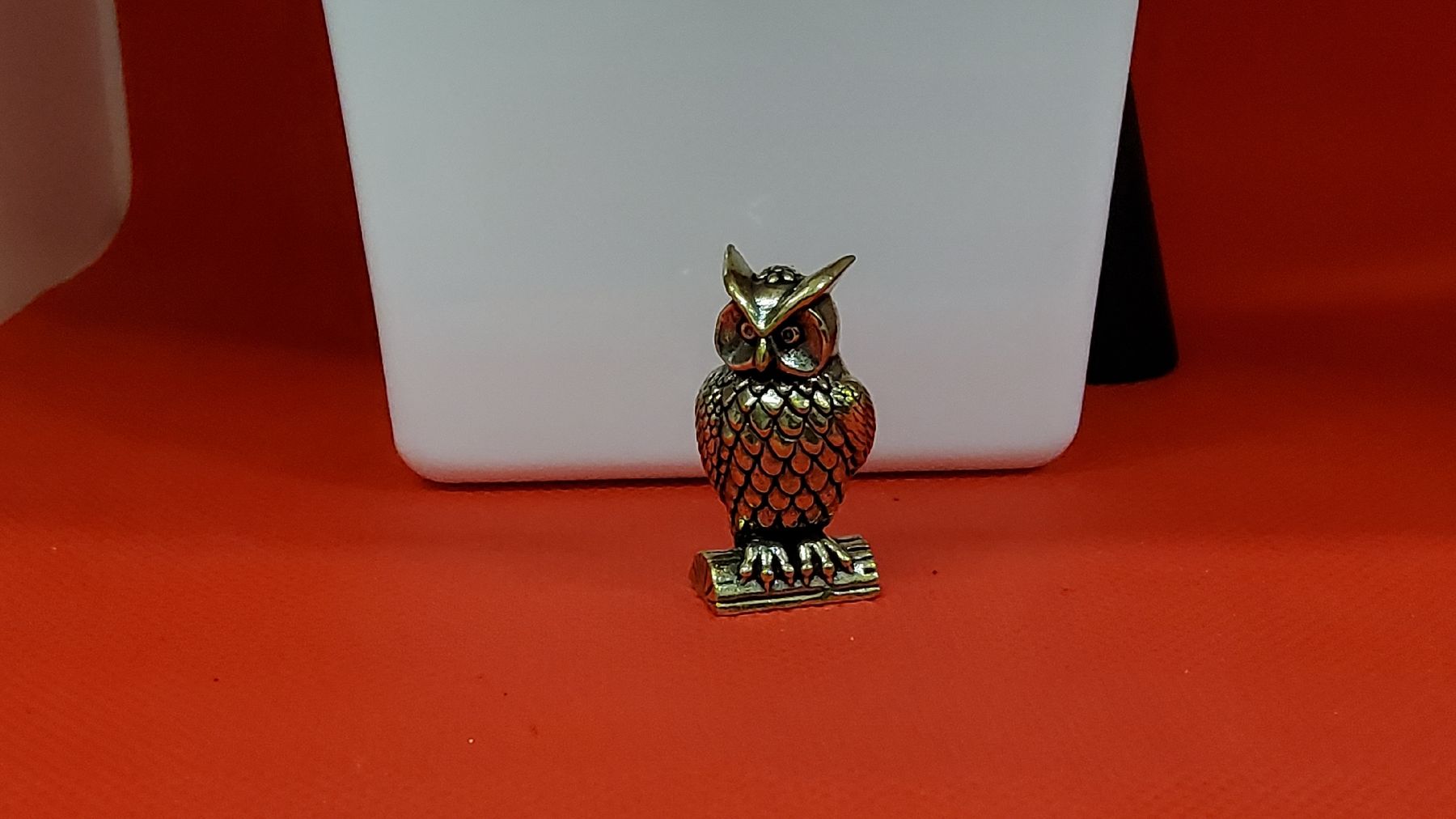 Messing Eule, Vintage Deko Eule auf Ast, Sammlerstück! (Neu (gemäss ...