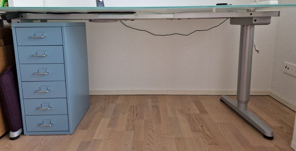 Erstaunlich Ikea Glas Schreibtisch Bilder
