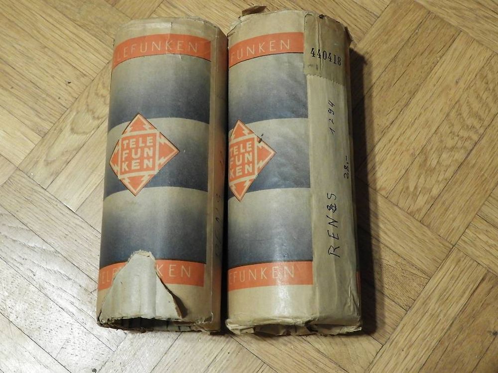 Radioröhren uralt RENS1294d 1 Paar Telefunken NOS (Neu und ...