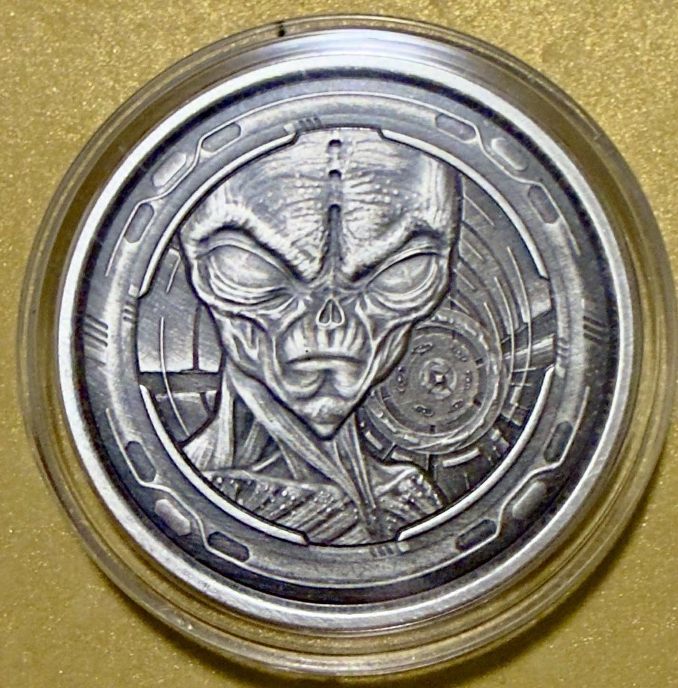 Ghana 5 Cedis 2022 Antik Finish Silver coin 1 oZ (Neu (gemäss ...