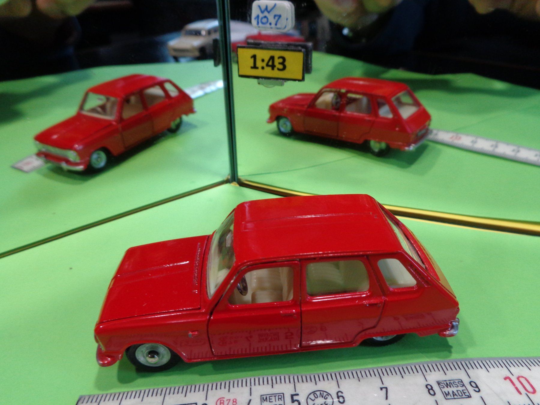 Renault 6 1:43 (ohne Box) Dinky No.1416 FR (W10.7) (Gebraucht) in ...