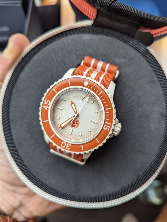 Swatch Scuba Fifty Fathoms Arctic Ocean 42mm - FULL SET (Gebraucht) in Gersau für CHF 345 – mit ...