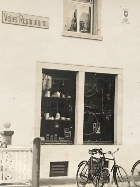 UNBEKANNT THURGAU (?) Velo, Motorrad, Reparaturen, Fotokarte (Gebraucht ...