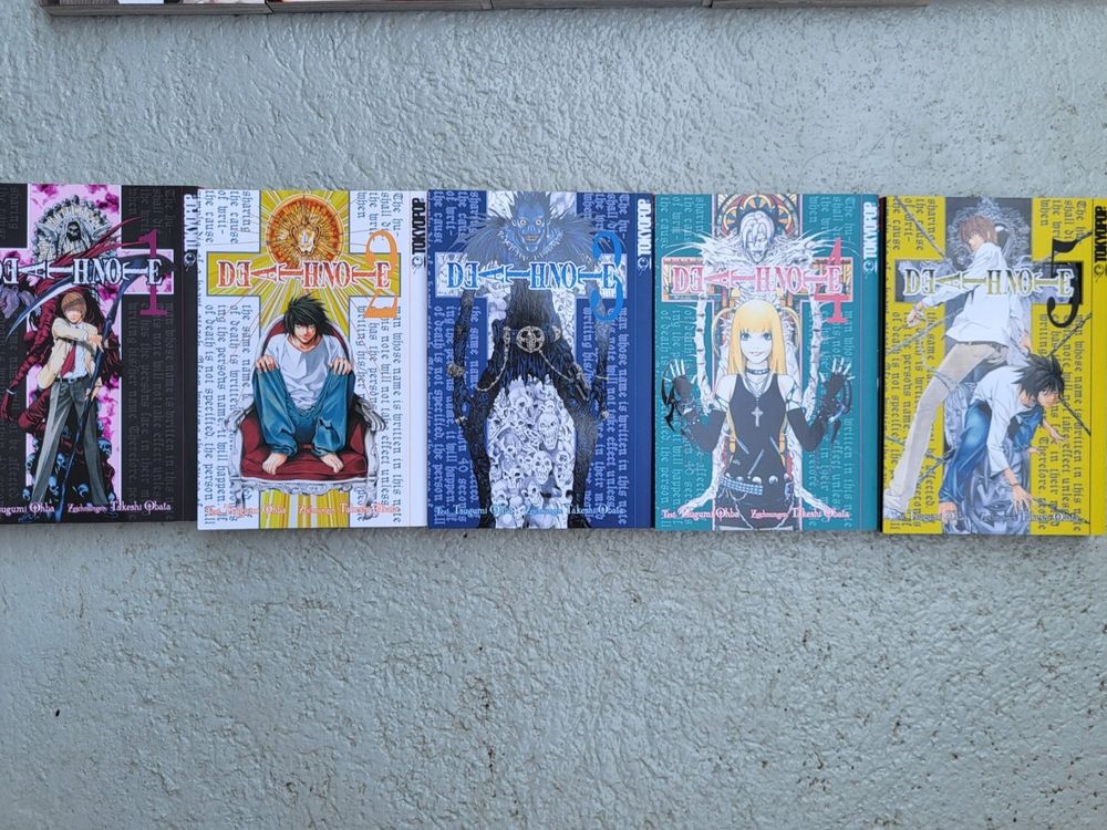 Death Note Band 1 - 5, Manga Deutsch (Gebraucht) in Ursenbach für CHF ...