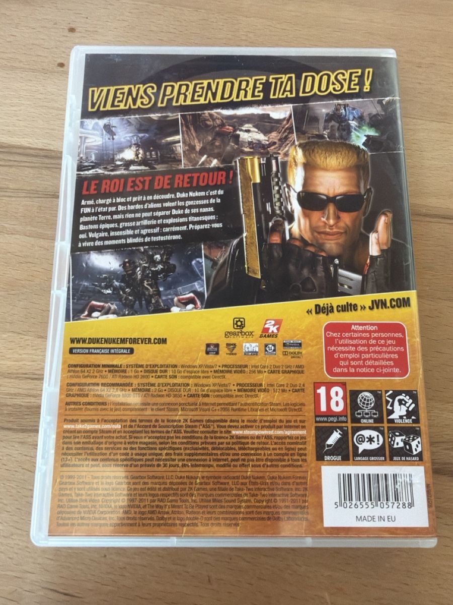 Duke Nukem Forever - PC (D'occasion) à Conthey pour CHF 10 – avec ...