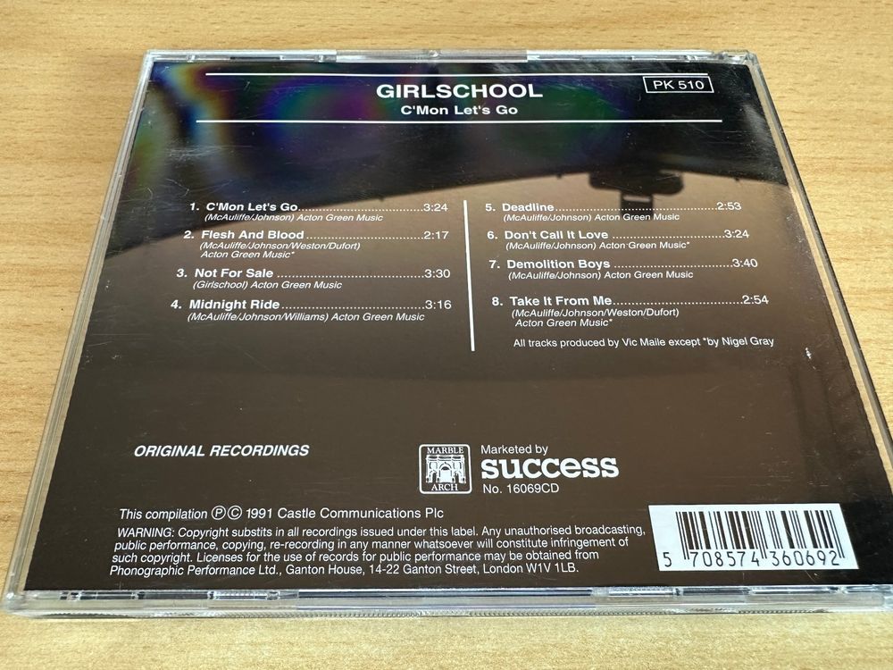 Girlschool – C'Mon Let's Go (Gebraucht) in Rikon im Tösstal für CHF 10. ...