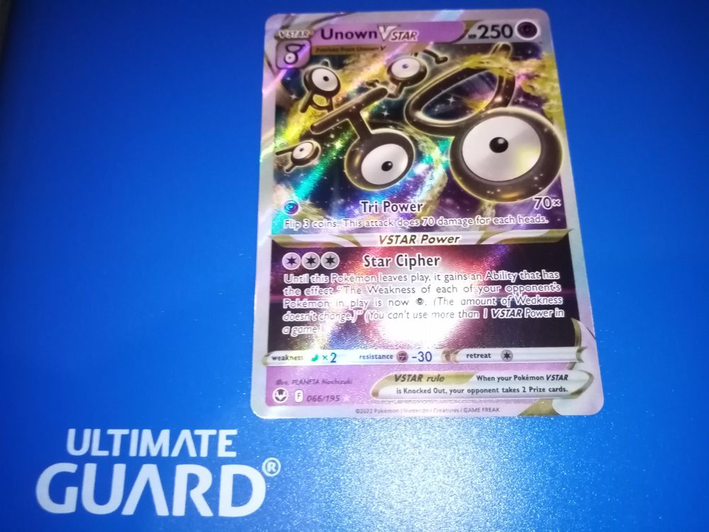 Pokémon Karte Unown VSTAR 66/195 Silver Tempest Ultra Rare (Neu (gemäss Beschreibung)) in ...