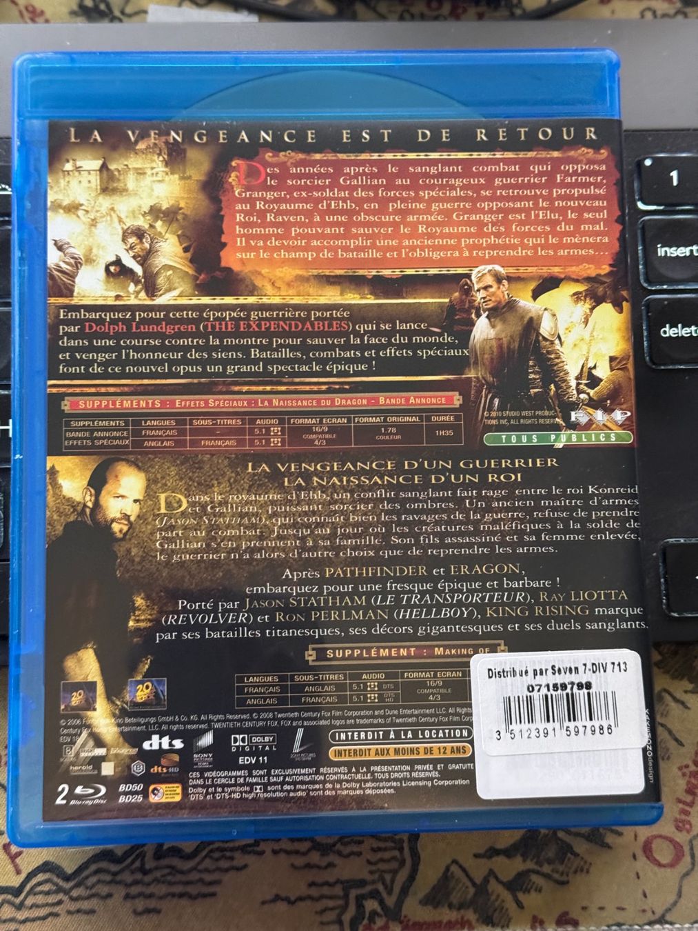 King Rising 1 & 2 - Blu-ray (D'occasion) à Semsales pour CHF 11 – avec ...