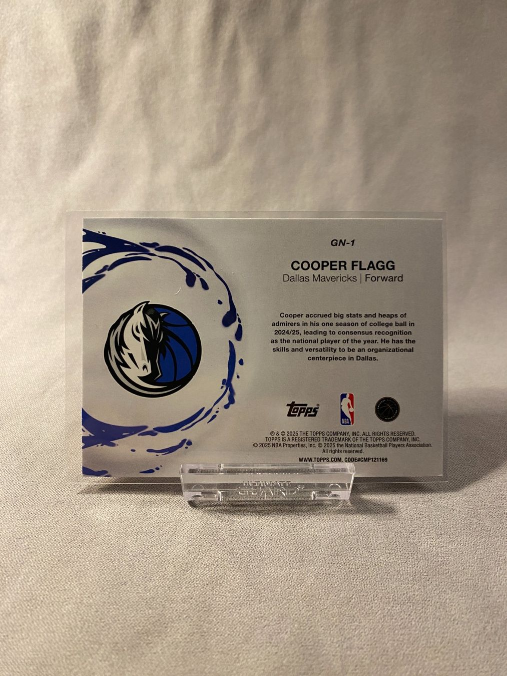 2025-26 Topps Basketball Cooper Flagg Generation Now RC GN-1 (Neu ...