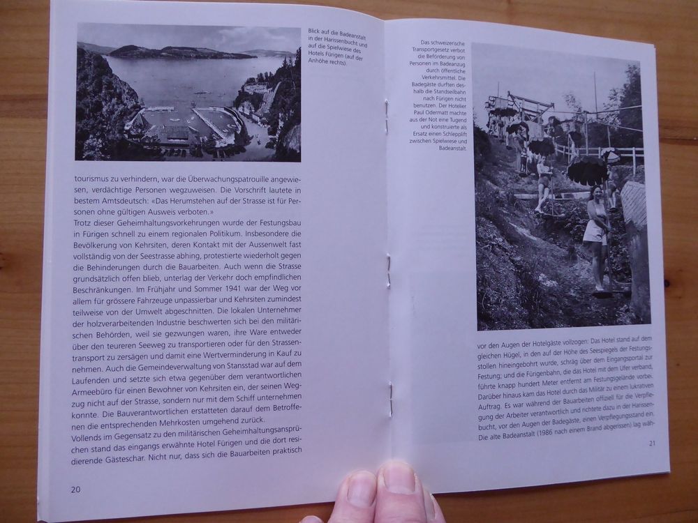Die Festung Fürigen NW, S.Länzlinger und M.Lengwiler 2001 (Gebraucht ...