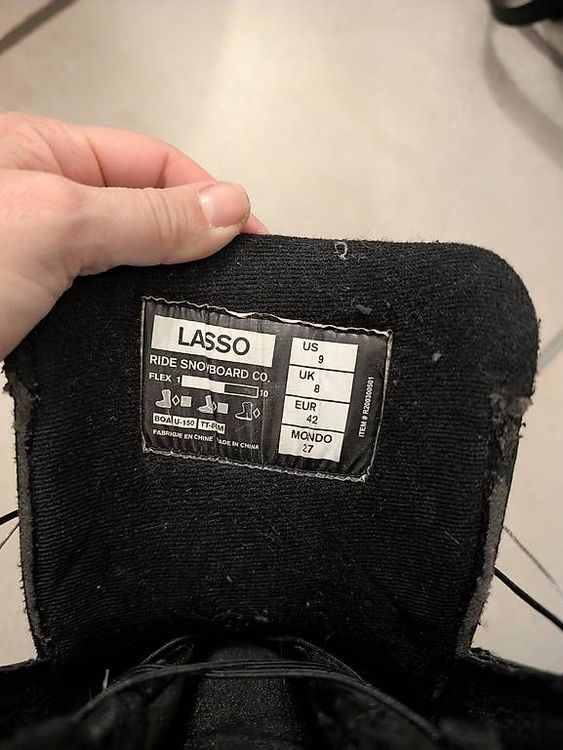Herren Snowboardboot Ride Lasso gr. 42 (Gebraucht) in Zofingen für CHF 100 – nur Abholung auf ...