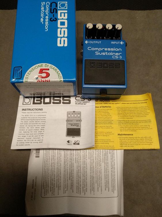 Boss CS3 Compression Sustainer with OVP Box! NP 103 Chf | Kaufen auf ...
