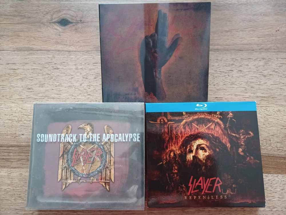 SLAYER - CD Lot - krasse 4CD-Box + 2x limited CD+DVD/BR | Kaufen auf ...