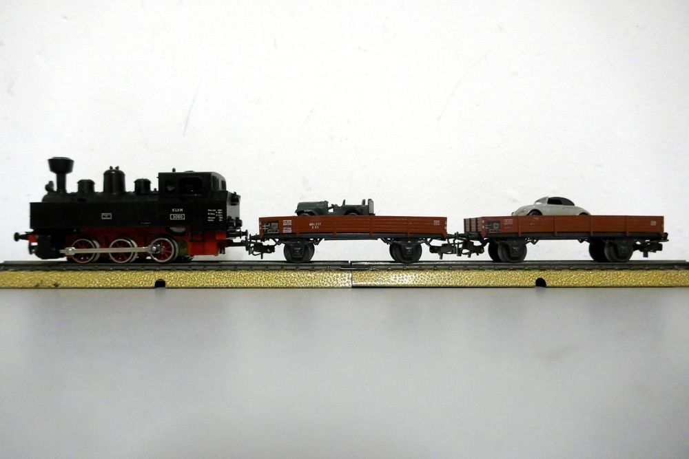 Märklin 3090 KLVM Dampflokomotive mit 2 Güterwagen (Gebraucht) in ...
